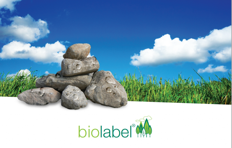 Biolabel, the ecological label made from stone – Rotas